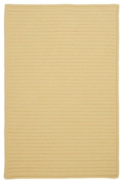 Simply Home Solid Rug, Pale Banana, 5'x8', 5'x8' - Contemporary ...