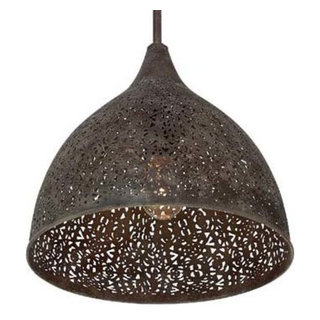 Crystorama Lighting Group JAS-A5010 Jasmine 14"W Pendant - Industrial ...
