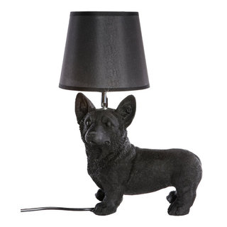 Resin Standing Corgi Figure Table Lamp - Contemporary - Kids Lamps - by ...