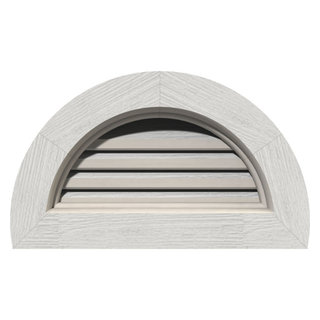 Arch Top Gable Vent, Western Red Cedar Gable Vent With Brick Mould Face ...