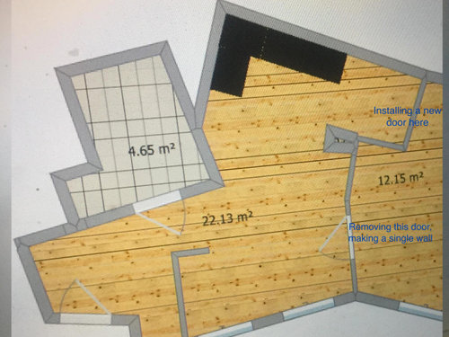 help remodel layout of kitchen with awkward angles | Houzz UK