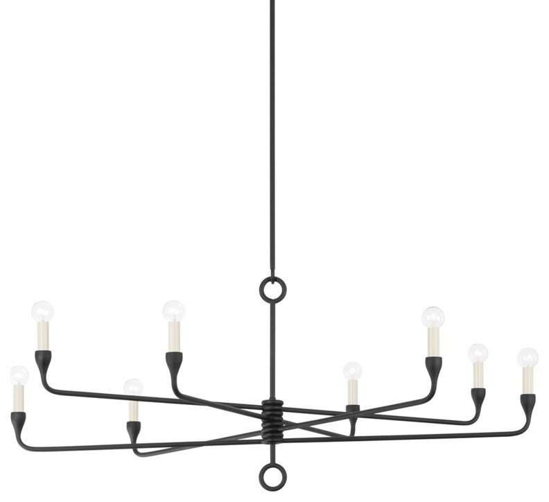 Troy Lighting Orson Eight Light Chandelier - Transitional - Chandeliers ...