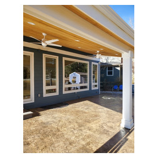 Patio & Gable Covers - Rustic - Porch - Denver - by Freedom Contractors ...