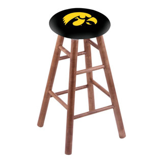 Holland RC University of Iowa 36" Swivel Maple Bar Stool - Medium ...