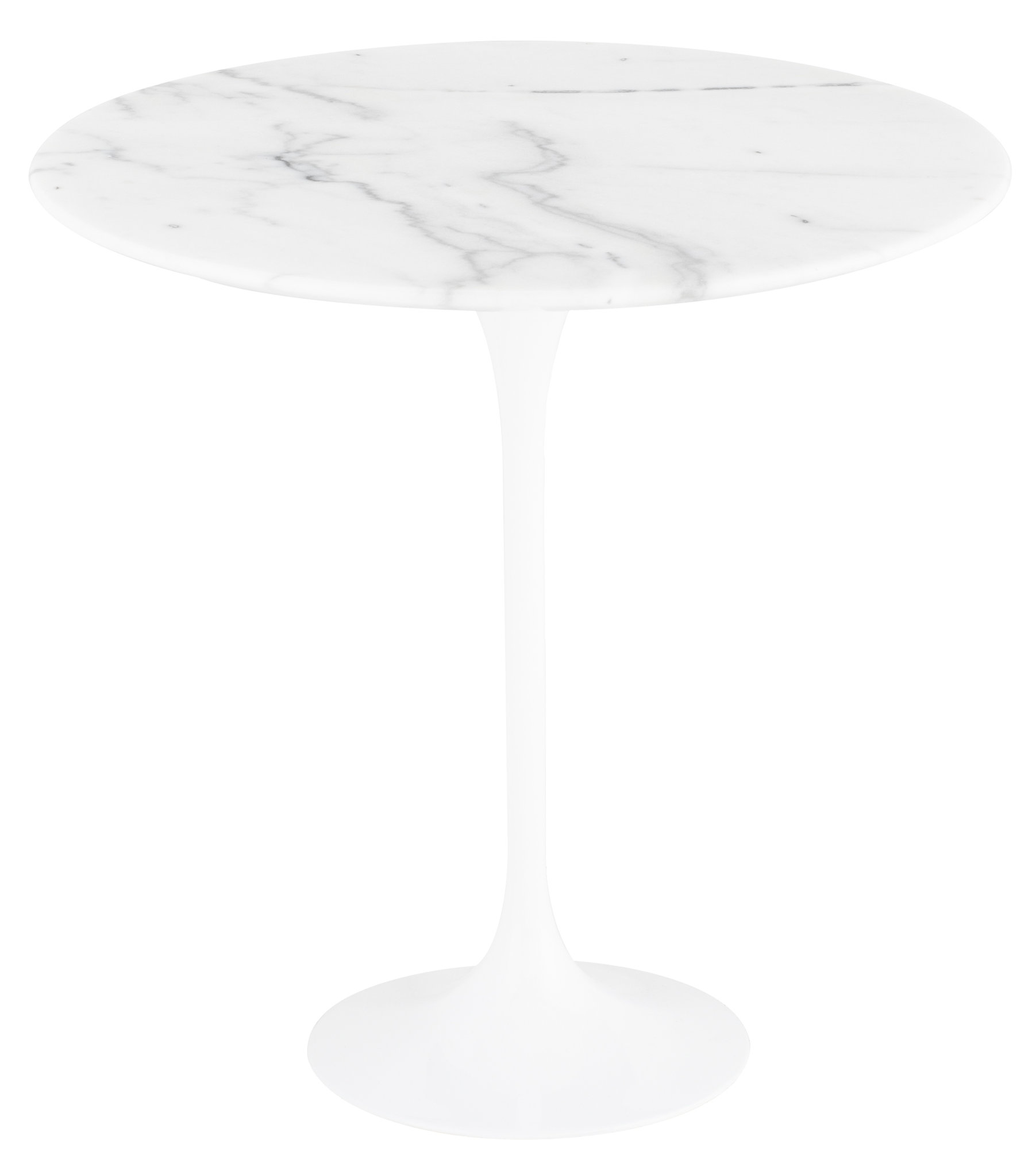 Jacob Side Table, White - Midcentury - Side Tables And End Tables - by ...