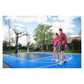 Backyard Basketball Court - New York - by SportProsUSA, Inc. | Houzz