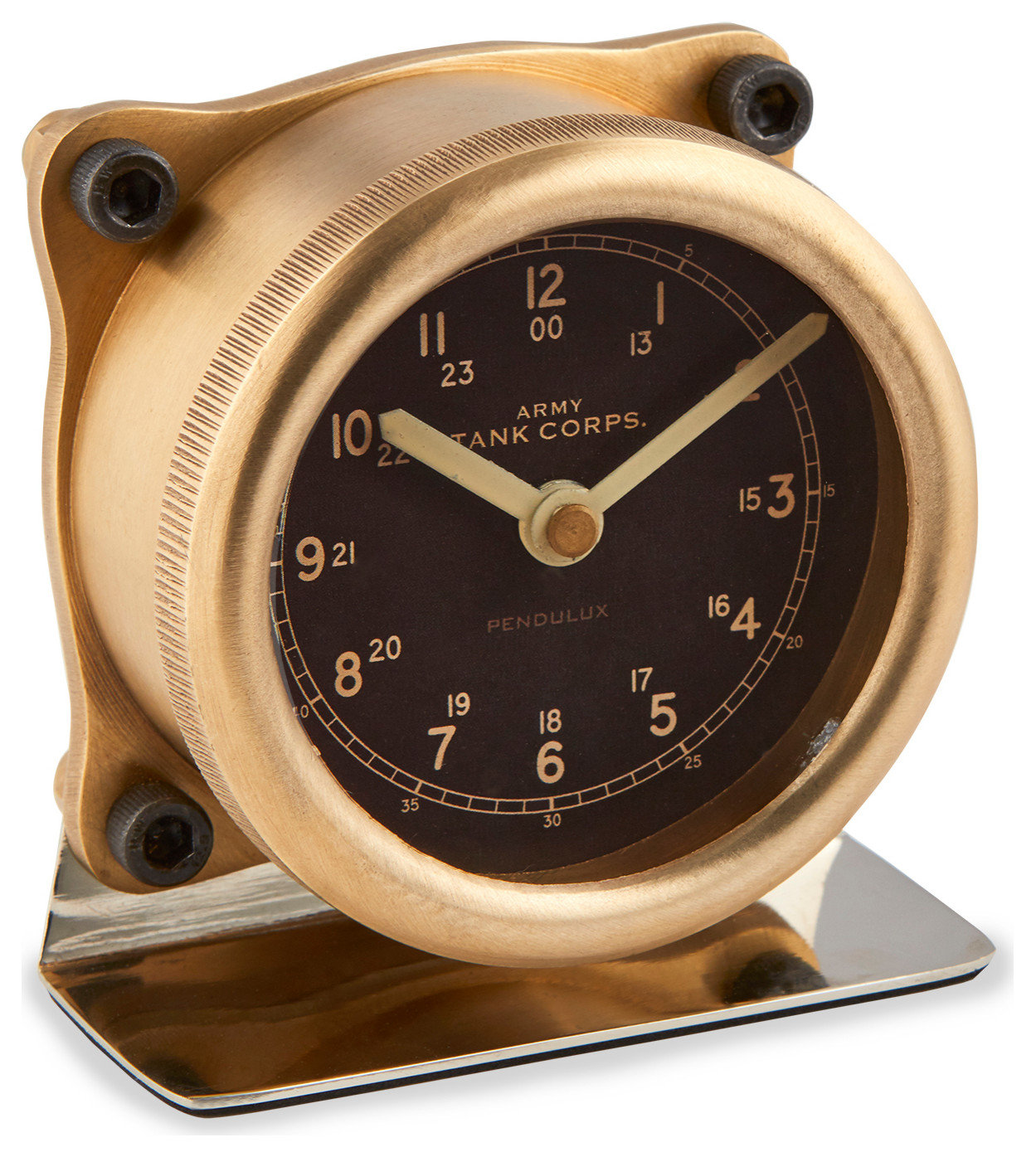 Pendulux Sherman Table Clock, One Size - Contemporary - Desk And Mantel ...
