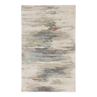 Jaipur Genesis Ryenn Ges06 Contemporary Rug, Gray, 12'x15 ...