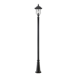 Armstrong 3 Light Post Light or Accessories in Black - Traditional ...