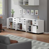 Halifax 3-Pc Cabinet Set with File Drawer, White - Transitional ...