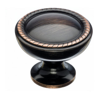 Emboss Knob, 1 1/4" - Traditional - Cabinet And Drawer Knobs - by New ...