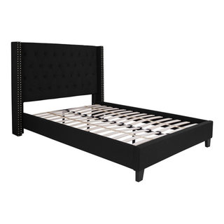 Riverdale Full Size Tufted Platform Bed - Contemporary - Platform Beds ...