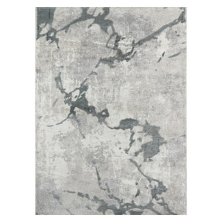 Momeni Matrix Grey Modern Rugs MTX-4, 9'10"x12'10" - Contemporary ...