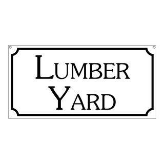 Lumber Yard, Aluminum Ranch Man Cave Advertisment Sign, 6"x12 ...