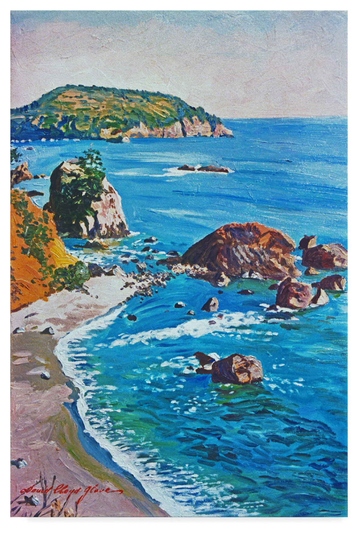 "California Coastline" by David Lloyd Glover, Canvas Art, 16"x24 ...