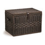 Deep Wicker Storage Trunk - Contemporary - Decorative Trunks - by The ...