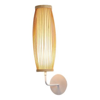 Rubí | Modern Japanese Bamboo Wall Lamp - Asian - Wall Sconces - by ...