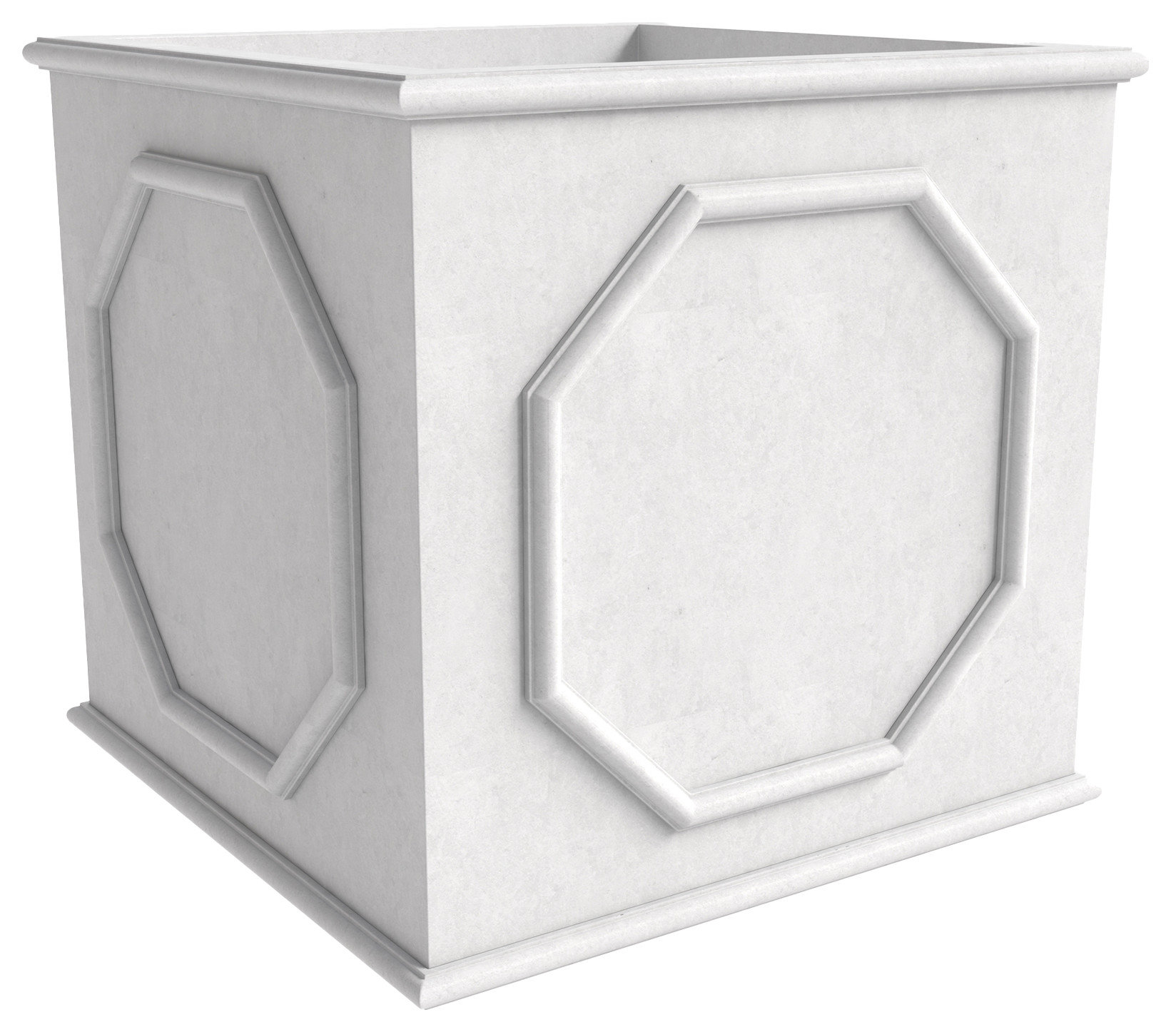 Sprout Square Planter, Fiberstone and MgO Clay, 13" - Contemporary ...
