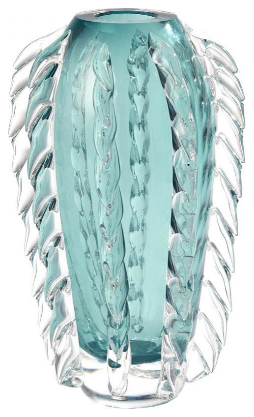 Fringe Azure Vase - Contemporary - Vases - by Lighting Reimagined | Houzz