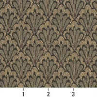 Gold And Midnight Shell Upholstery Fabric By The Yard, By The Yard ...