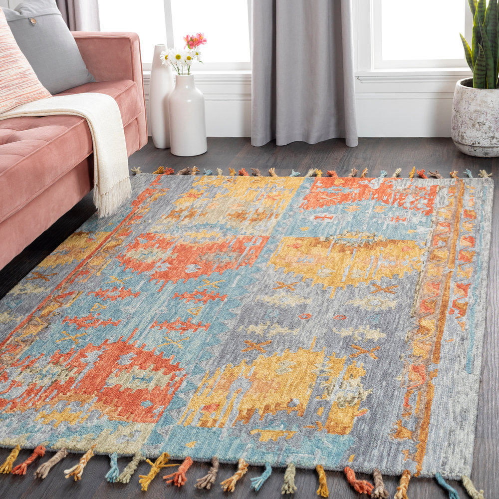 Hand Hooked Bonifate Area Rug BFT-1018, 2'x3' - Traditional - Area Rugs ...