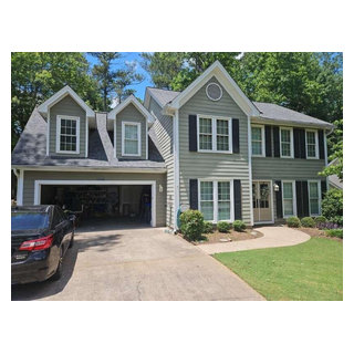 Woodstock, GA Siding Replacement with James Hardie - HardiePanel ...