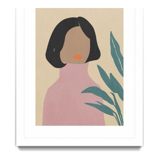 Giant Art 24x32 Prudence Matted and Framed in Multi-Color ...