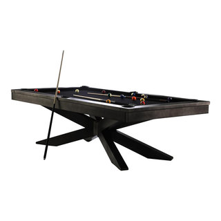 Xander Modern Pool Table w/White Glove Delivery - Industrial - Game ...