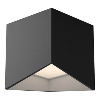 Kuzco Lighting Cubix 6" LED Flush Mount, Black - Modern - Flush-mount ...