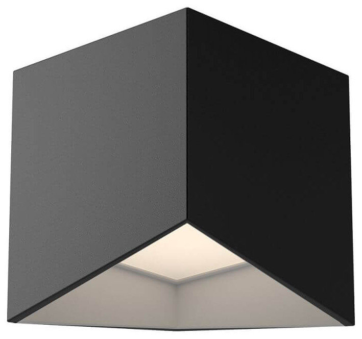 Kuzco Lighting Cubix 6" LED Flush Mount, Black - Modern - Flush-mount ...