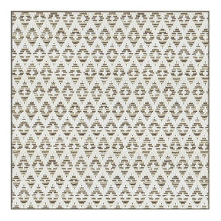 Couristan Sullivan's Island Accent Rug, Indoor/Outdoor Carpet, Square ...