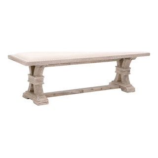 Star International Furniture Traditions Devon Wood Dining Bench in ...