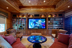 Entertainment Center Ideas High Ceiling and Window