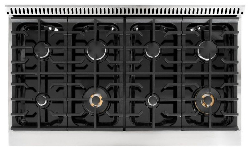Bold Series 48" All Gas Freestanding Range - Contemporary - Gas Ranges ...