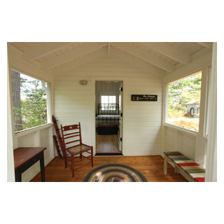 Retaining Original Charm-Bunkie Rebuild on Stoney Lake - Rustic ...