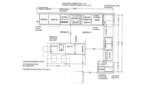Looking for kitchen cabinet layout and plan feedback