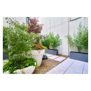 Tribeca Courtyard Garden - Contemporary - Landscape - New York - by ...