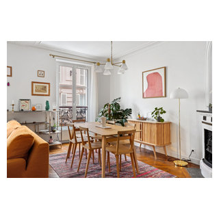 Rénovation totale d'un appartement - 44m2 - Contemporary - Family Room ...