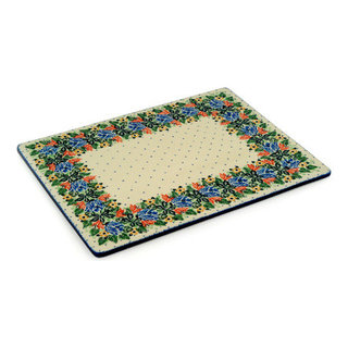 Polish Pottery 13" Stoneware Cookie Sheet Hand-Decorated Design ...