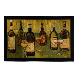 Mohawk Home Wine And Wood Kitchen Mat, 2' 6" x 4' 2" - Contemporary ...