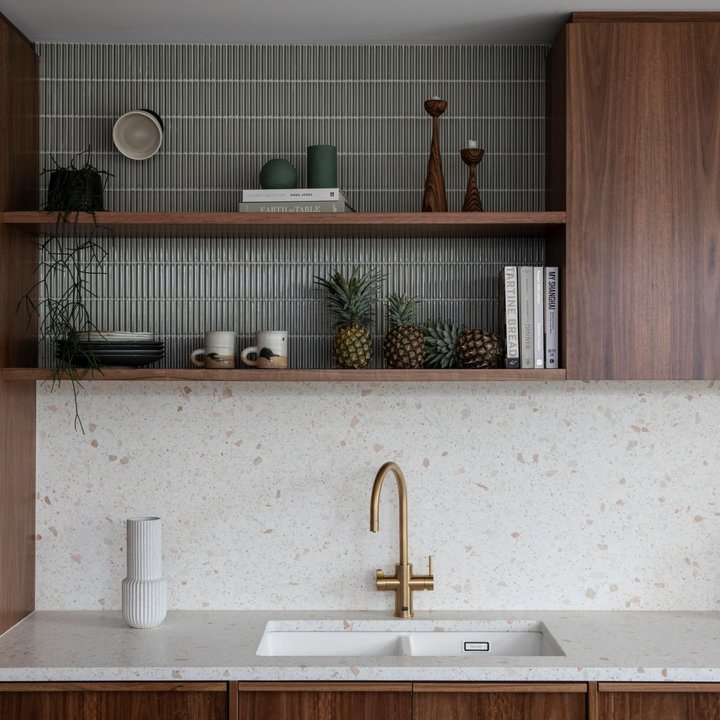 75 Beautiful Kitchen with Terrazzo Benchtops Ideas & Designs - October ...