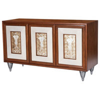 Butler Specialty Shelly Leather and Capiz Shell Inlay Sideboard in ...
