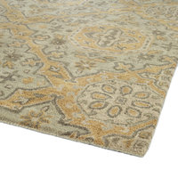 Kaleen Helena Collection Sage Brown Area Rug 5'x7'9" - Mediterranean ...