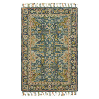 Loloi Zharah Zr-12 Rug, Blue/Navy, 3'6"x5'6" - Mediterranean - Area ...