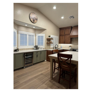 Kitchen Remodel ft. Tri Color Cabinets - Kitchen - Phoenix - by Todd ...