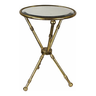 Trinity Accent table, Gold - Traditional - Side Tables And End Tables - by Bunnyberry | Houzz