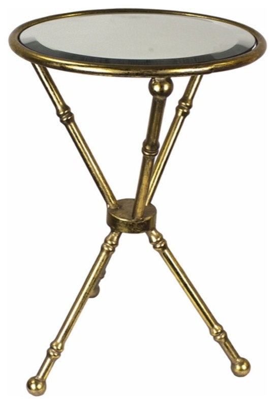 Trinity Accent table, Gold - Traditional - Side Tables And End Tables ...
