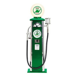 Gas Pump Lamp Clock, Vintage Style - Contemporary - Floor And ...