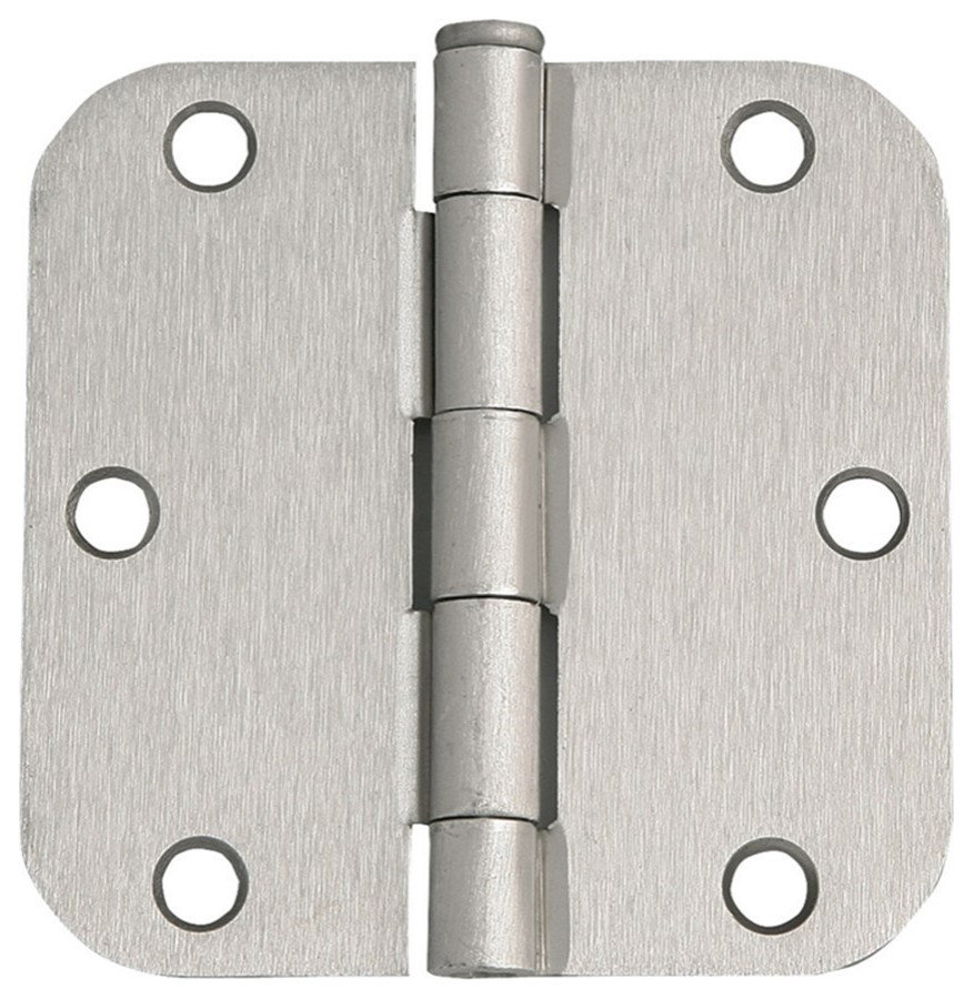 3.5-Inch Stainless Steel Door Hinges in Silver Satin Nickel 10-Pack ...
