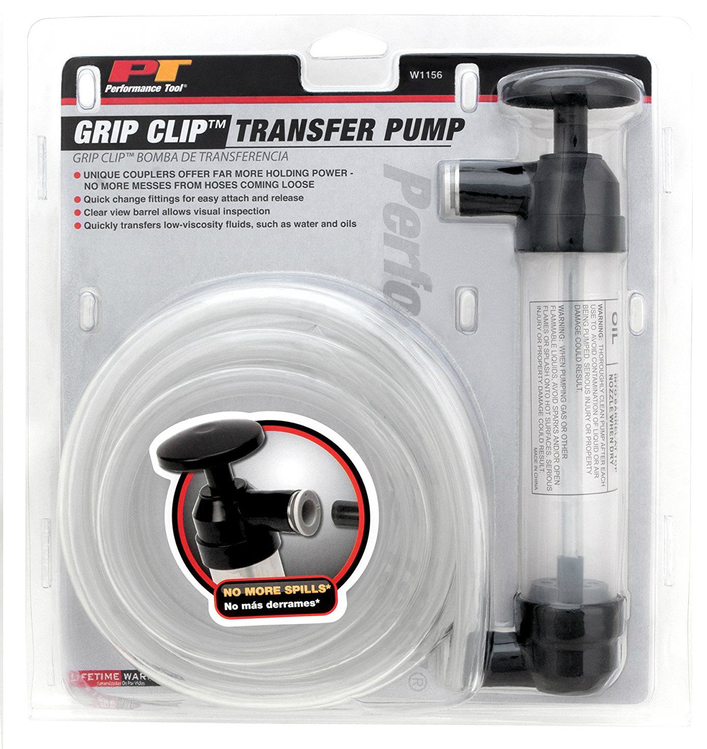 Performance Tool W1156 Grip Clip Transfer Pump - Tools And Equipment ...